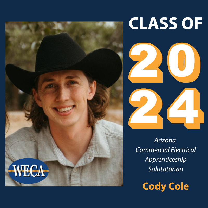 WECA Salutatorian Cody Cole